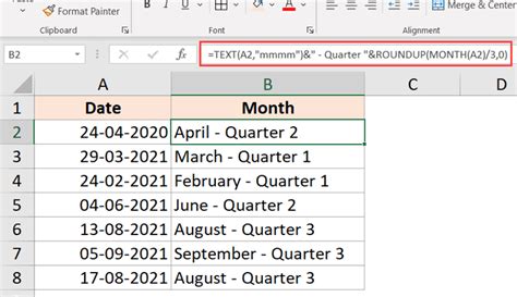 How To Get Month Name From Date In Excel 4 Easy Ways