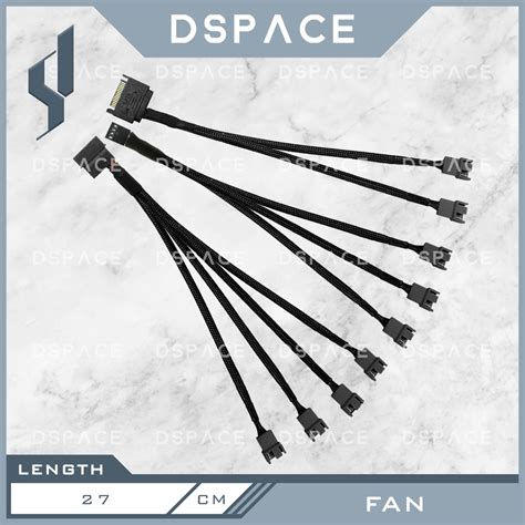 [premium Quality] 24awg 4pin Cpu Pwm Fan Splitter Sleeved Extension Pc