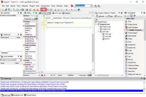Builder — Vcl Forms Application — C