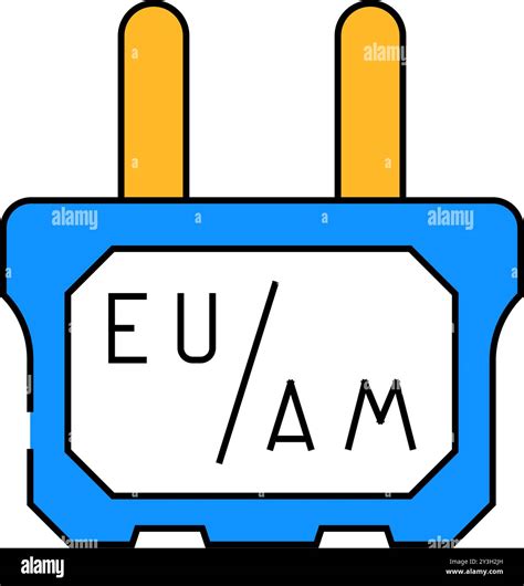 Adapter Socket Icon Color Illustration Stock Vector Image And Art Alamy