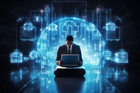 Premium Photo Cyber Security Network Data Protection Concept