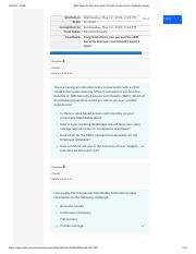 IBM Security Discover And Classify Level Quiz Attempt Review Pdf IBM Security