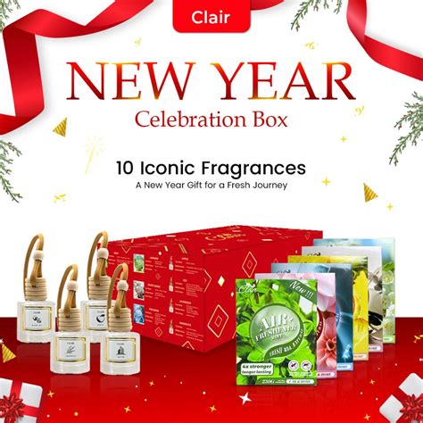 Clair New Year T Box 10 In 1 Festive Fragrance T Box Shopee