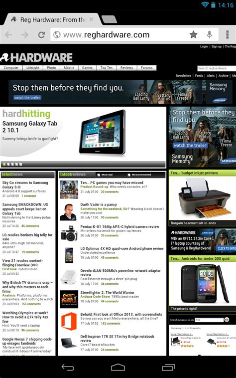 Android 4 1 Jelly Bean Review • The Register