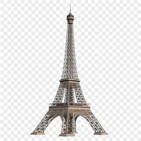 Realistic Eiffel Tower Transparent Background Citypng
