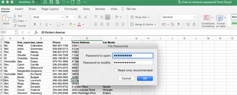 how to remove a password from excel layer blog
