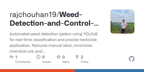 Github Rajchouhan19 Weed Detection And Control Using Computer Vision Automated Weed Detection