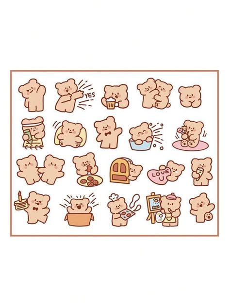 Stickers De Ositos Para Imprimir