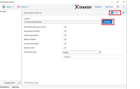 how to convert dbx file to text format quick solution