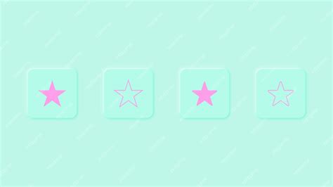 Premium Vector Star Icon Symbol In Neumorphism Buttons Ui User Interface Icons