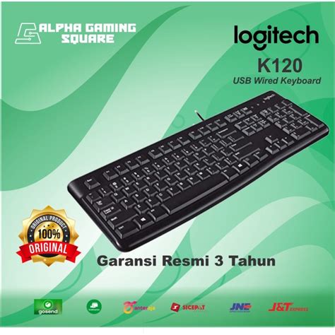 Jual Keyboard Logitech K Usb Wired Keyboard Shopee Indonesia