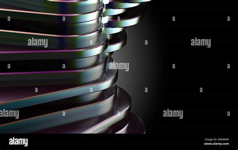 Elegant And Modern 3d Rendering Image Background Of Overlapping Beveled