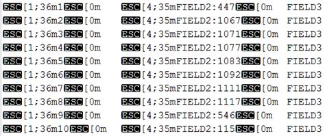 bash color escape codes in pretty printed columns stack overflow