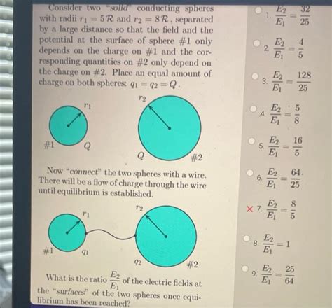 Solved Consider two "solid" conducting spheres with radii | Chegg.com