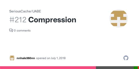 Compression Issue SeriousCache UABE GitHub