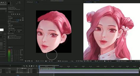 head rotation in after effects 3dart after effects 2d character