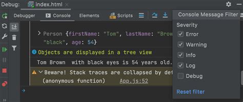 Interactive Debugger Console Intellij Idea Documentation