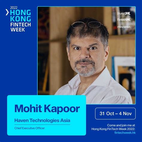 Mohit Kapoor On Linkedin Hkftw2022 Hkfintechweek Fintech Hk