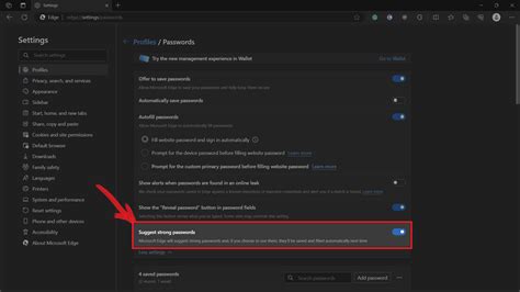 How To Enable Or Disable Password Generator In Microsoft Edge Geeksforgeeks