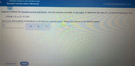 Solved E O RANDOM VARIABLES AND DISTRIBUTIONS Standard Chegg