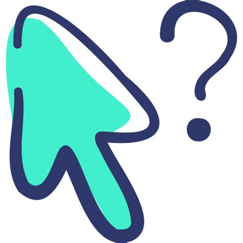 Mouse Pointer Basic Hand Drawn Lineal Color Icon