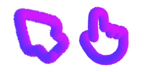 Purple Fluffy Cursor Custom Cursor