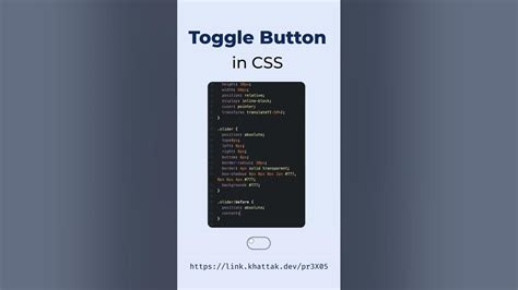Toggle Buttonslider In Css Shorts Design Responsive Frontend