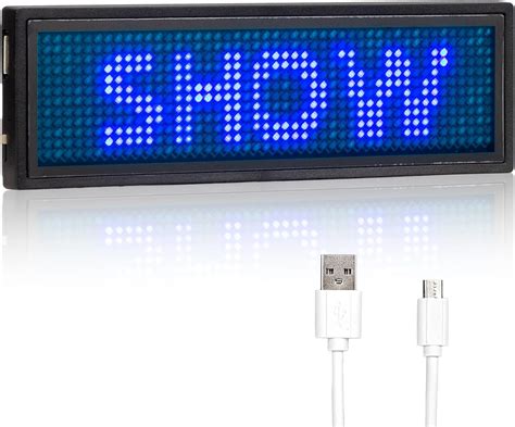 Bluetooth Led Name Tag Wireless Rechargeable LED Nepal Ubuy