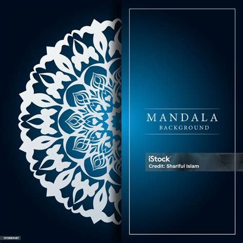 로얄 골든 아라베스크 아랍어 이슬람 동쪽 스타일 배경 고급 만다라 0명에 대한 스톡 벡터 아트 및 기타 이미지 0명 만다라 벡터 Istock