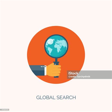 Vector Illustration Web Search Flat Computing Background Programming Coding Development Stock