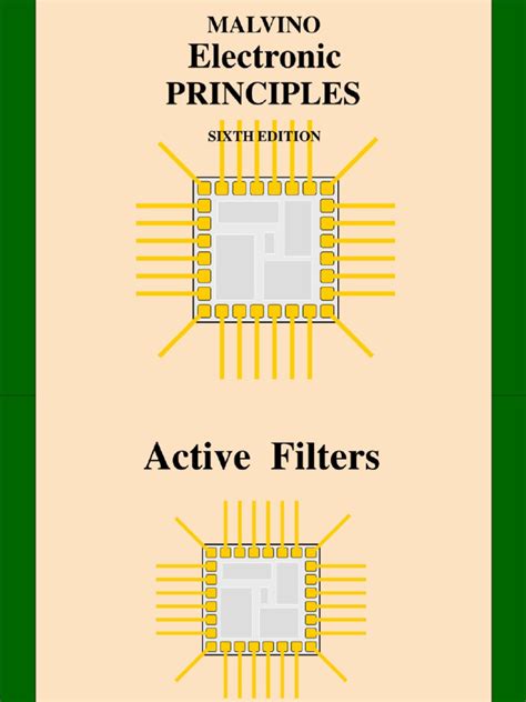 Filters Circuits And Principles Pdf
