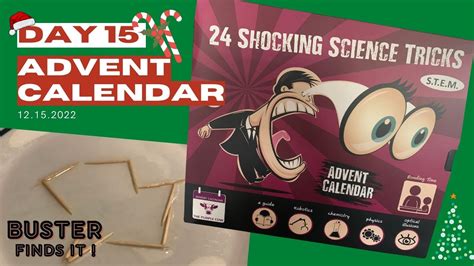 Buster Finds Science Tricks From His Advent Calendar Day 15 Youtube