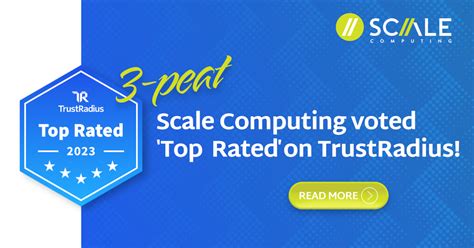 Scale Computing Earns Multiple 2023 Top Rated Awards From Trustradius
