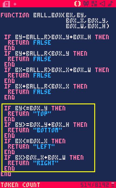 pico 8でブロック崩しを作ろう（パドルでボールを反射させよう｜fumix