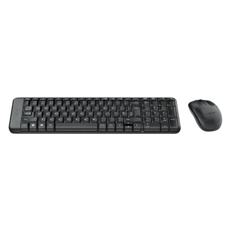 Logitech Mk220 Wireless Keyboard And Mouse Combo Black