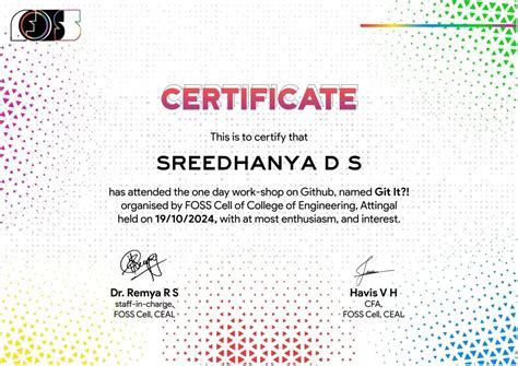 Github Git Versioncontrol Foss Ceal Sree Dhanya D S