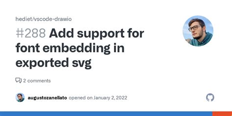 add support for font embedding in exported svg · issue 288 · hediet