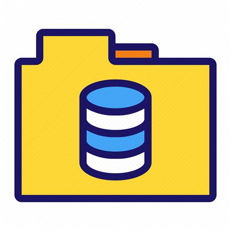 Data Database Folder Server Storage Icon Download On Iconfinder