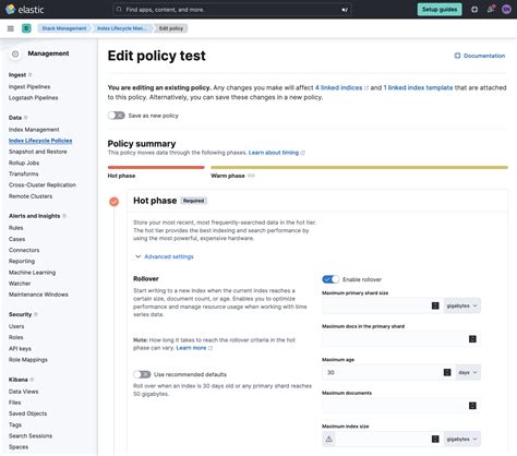 [ui] ilm min age interpretation · issue 163234 · elastic kibana · github