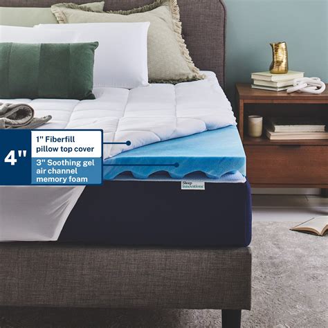 Best Buy Sleep Innovations Dual Layer 4 Inch Medium Support Memory
