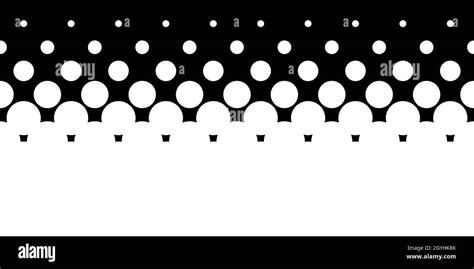 Black And White Halftone Dotted Circles Pattern Background Backdrop