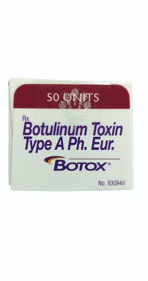 50 Units Botulinum Toxin Type A Botox Injection At ₹ 9500piece Botox Type A Injection In New