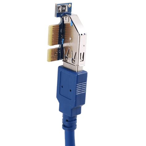 Pcie Pci E Pci Express X1 To Riser Card Bus High Efficiency Adapter Converter Usb 3 0 Cable For
