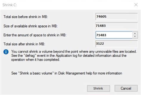 How To Shrink Partition Hard Drive In Windows