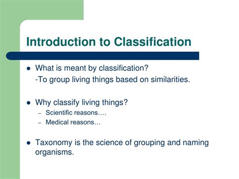 ppt classification powerpoint presentation free download id 1439143
