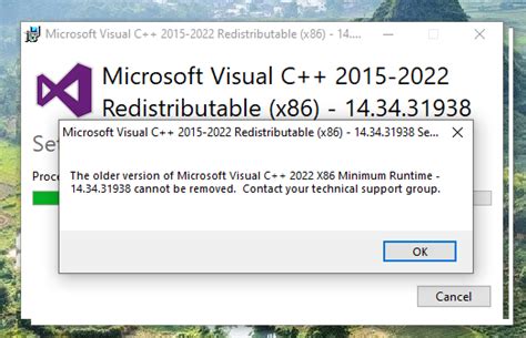 Cannot Installuninstall Visual C 2015 2022 Windows 10 Forums