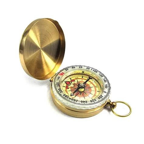 Hampton Nautical Solid Brass Compass With Lid Key Chain At Best Price In Roorkee Great