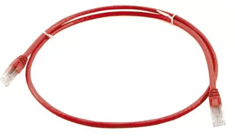 PATCH CORD Cat 6 UTP LSZH Rojo 10m Tienda Solutek Barpa Perú