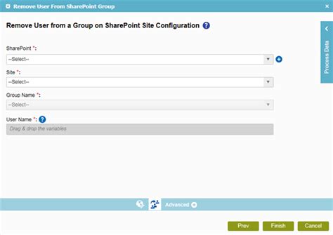 remove user from sharepoint group activity