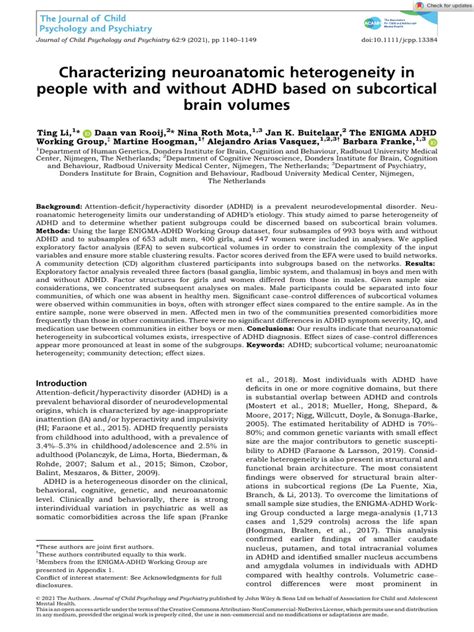 Characterizing Neuroanatomic Heterogeneity In People With And Without